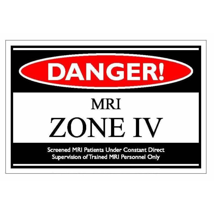 MRI Zone 4 Sign – MavenImaging