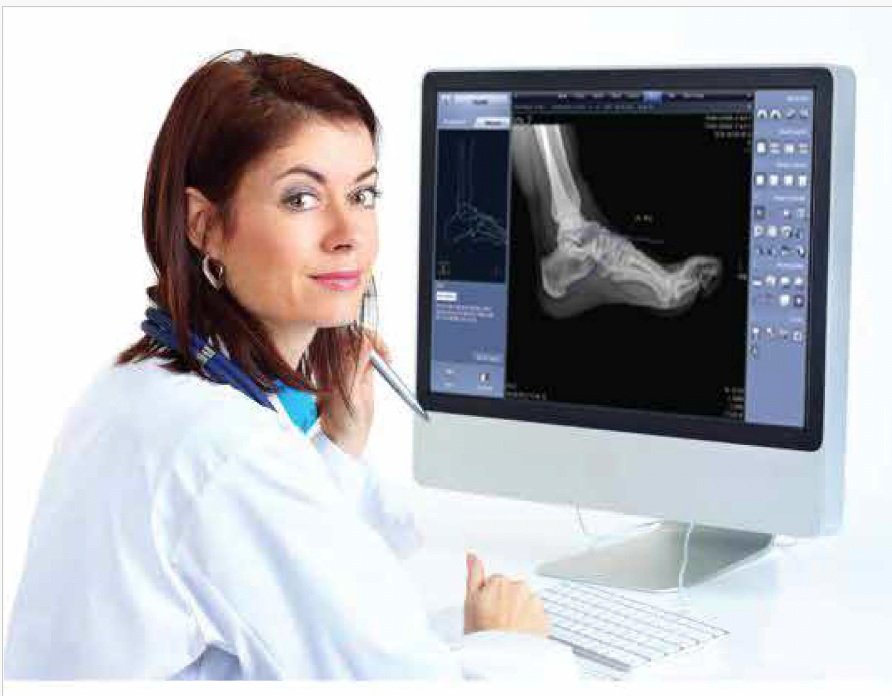 Rayance Podiatry x-ray system with 10x12 Wireless Panel Package ...