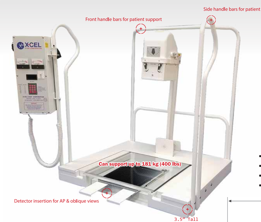 Rayance Podiatry x-ray system with 10x12 Wireless Panel Package ...