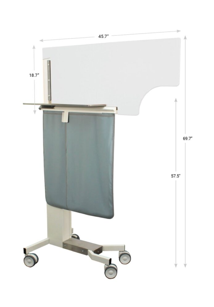 Adjustable Physician Protection X-ray Mobile Barrier – 076994 ...